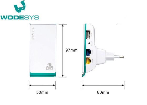 802.11N/G/B 300Mbps Wireless N Wifi Router Repeater , Wireless Internet Repeater