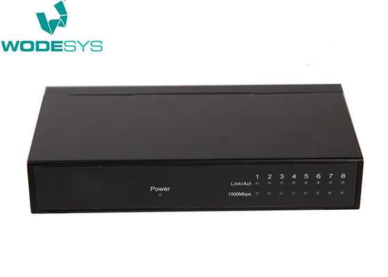 Industrial Fastest Gigabit Network Switch Metal Case 802.3X Flow Control