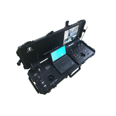 Portable Ground Control Station (GCS) UAV video surveillance system