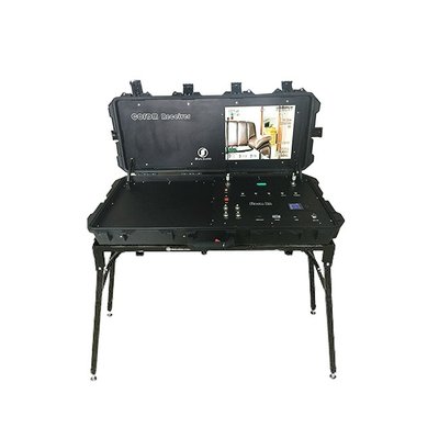 Portable Ground Control Station (GCS) UAV video surveillance system