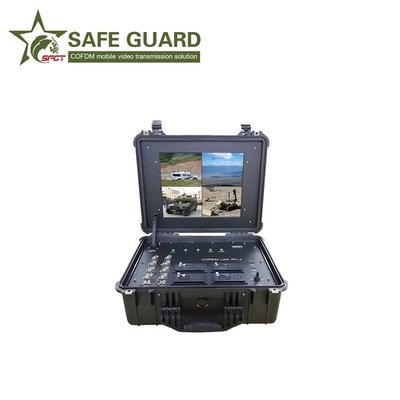 portable 4 channel wireless COFDM video transmission set