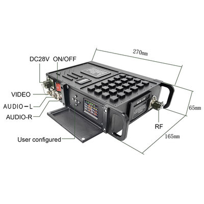 customized manpack COFDM wireless emergency communication set