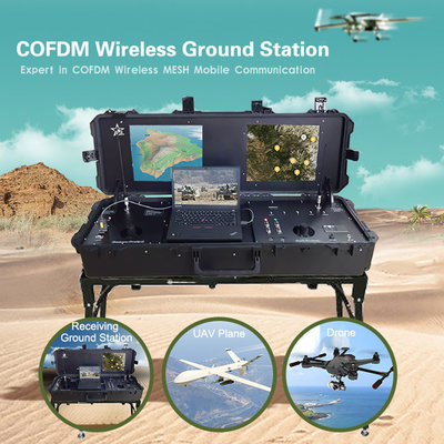 Portable Ground Control Station (GCS) UAV video surveillance system