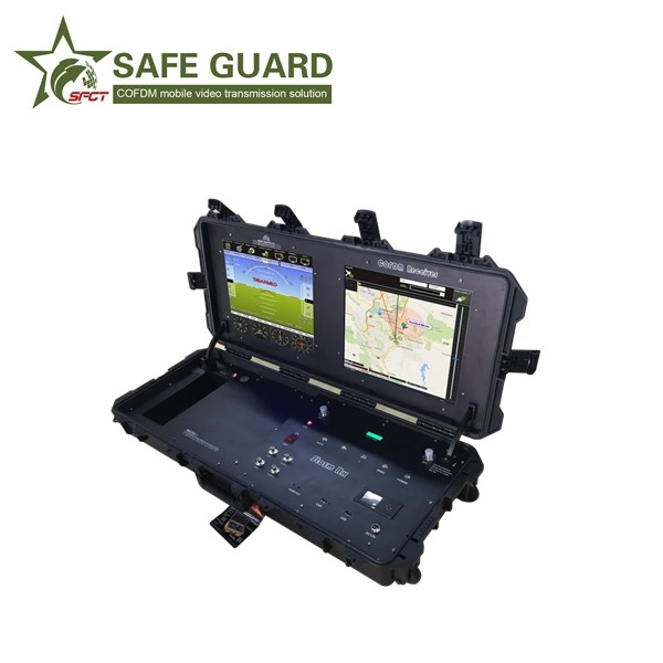 Portable Ground Control Station (GCS) UAV video surveillance system