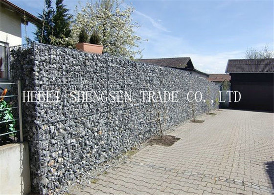 Hot Dipped Galvanized Welded Mesh Gabions 1 / 3 / 5 x 1 x 1 Gabion Mesh Cage