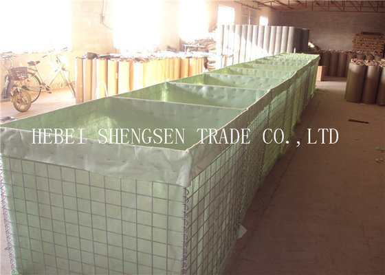 Low Carbon Steel Wire Gabion Baskets With Hexagonal Hole Fit Fencing