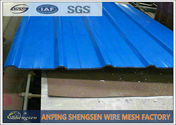 Power Coated Corrugated Steel Sheets Cold Rolled For Roof Corrosion Resisting