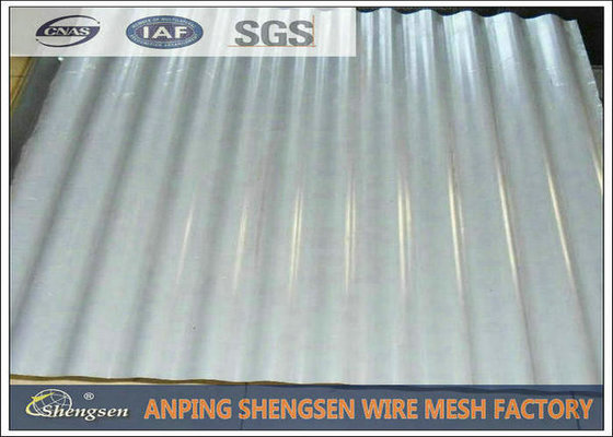 Galvanized / Power Coated Steel Corrugated Sheets Cold Rolled High - strength