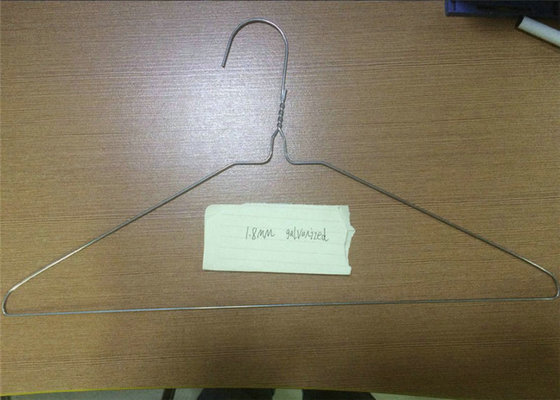 1.8mm Inspiring Strong Metal Shirt Hangers High Temperature Resistance For Laundry