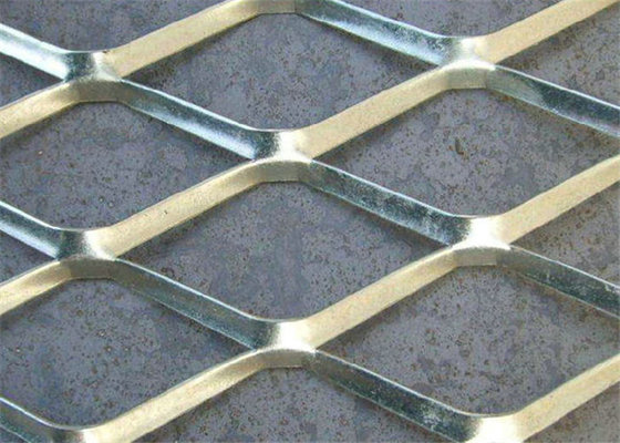 Anti - Corrosive Expanded Metal Screen 2.0mm Wire Diameter Perforated Mesh Type