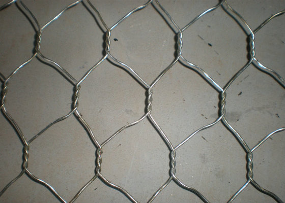 Galvanized / PVC Gabion Box 2.5 - 5mm Wire Diameter Fit Water And Soil Protection