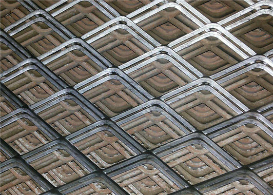 Galvanized Surface Stainless Steel Expanded Mesh / Stainless Steel Wire Mesh Sheets