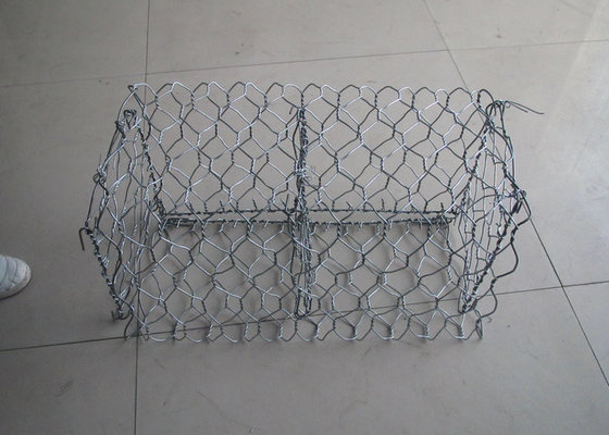 Wire Tension Resistance Hexagonal Wire Netting Gabion Baskets 80X100 Mm Aperture