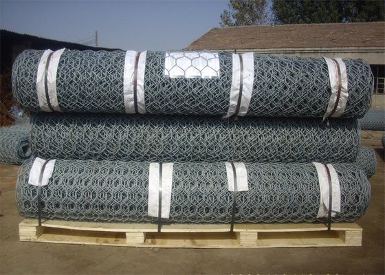 Gabion Wire Mesh Gabion Box Fit Defensive Barriers , Army Border Perimeter