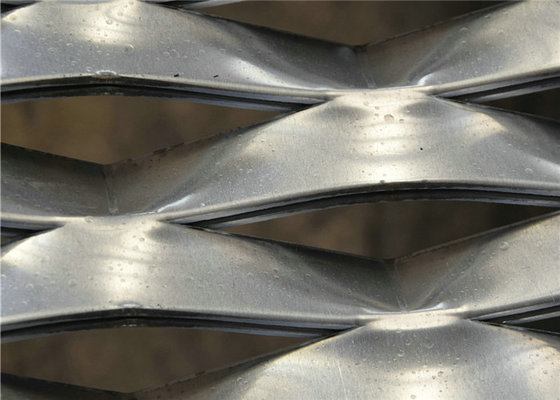 Powder Coating Aluminum Expanded Metal Mesh for Facade Cladding