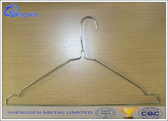 Galvanized Wire Coat Hangers 1.8 - 2.2 Mm Thickness With Silver Color