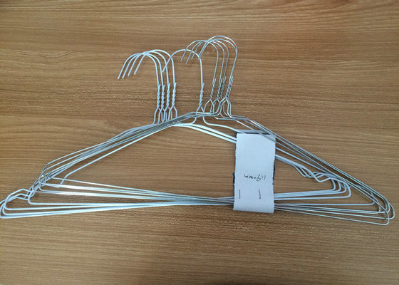 Laundry Galvanized Wire Hangers Q195 Iron Material High Temperature Resistance