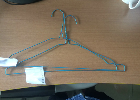 Plastic Coated Galvanized Wire Hangers High Temperature Resistance Smooth Surface