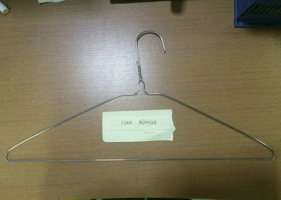 Long Plastic Coated Metal Hangers , Metal Wire Hangers For Clothes Laundry
