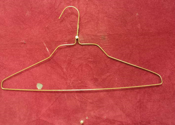 White Wire Hangers / Metal Clothes Hangers Q195 Steel Material For Laundry