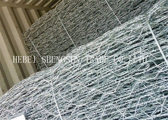 Hot Dipped Galvanized Welded Mesh Gabions 1 / 3 / 5 x 1 x 1 Gabion Mesh Cage