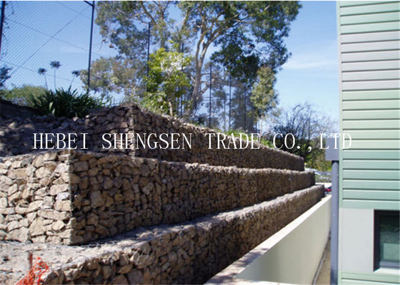 Galvanize Gabion Wire Mesh Double Twist Hexagonal Mesh Low Carbon Steel