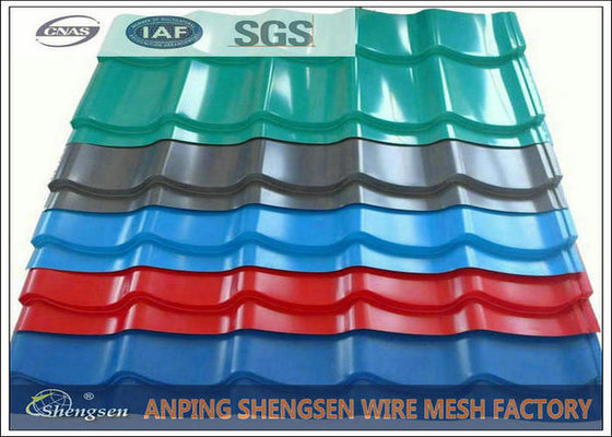 Alloy Corrugated Steel Sheets / Corrugated Metal Roof Panels 1m - 11.8m Length