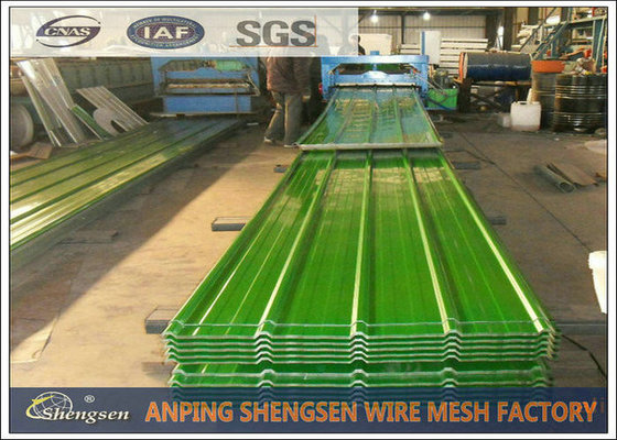 Multiple Colors Corrugated Steel Panels PPGI Thickness 0.5mm Width 1.2mm