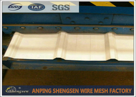 PPGI PVC Coated Corrugated Steel Sheets Low Foundation Cost Easy Construction