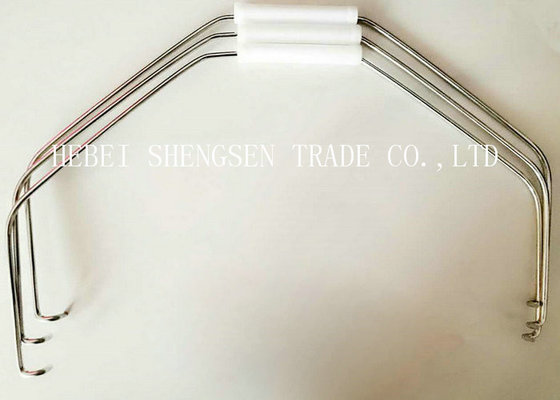 Low Carton Steel Wire Bucket Handles 3L - 20L Size With Multicolor Plastic Clips