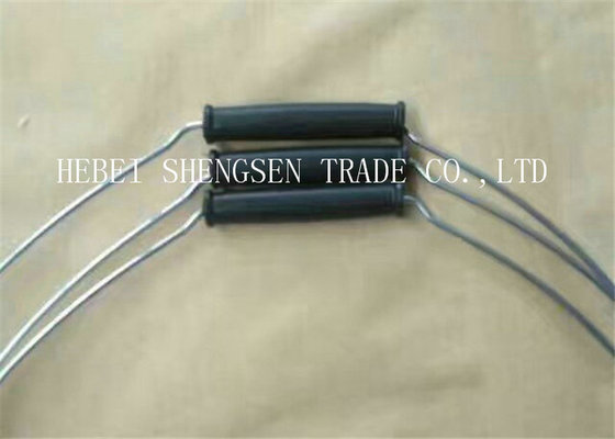 Low Carton Steel Wire Bucket Handles 3L - 20L Size With Multicolor Plastic Clips
