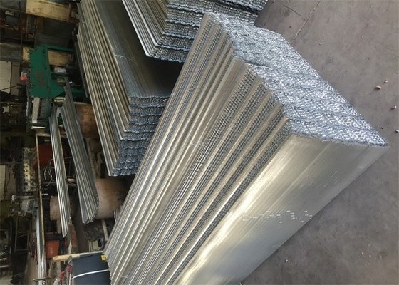 Permanent Corrugated Roof Sheets High Rib Lath Formwork Mesh For Building Model 040
