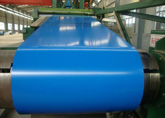Blue Powder Coated Corrugated Steel Roofing Sheets Used For Roofing Wall