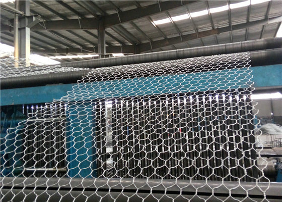 Easily Construct Welded Wire Mesh Gabions Hexagonal Hole Shape For Flood Bank