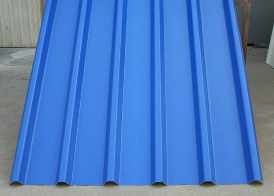 PVDF Coated Corrugated Steel Sheets High Strength Fit Republic Factory