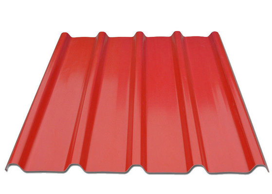 PVDF Coated Corrugated Steel Sheets High Strength Fit Republic Factory