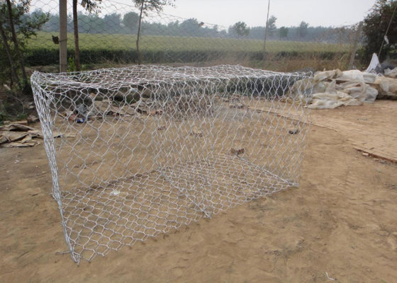 Gabion Baskets / Gabion Retaining Wall Low - Carbon Iron Wire Material