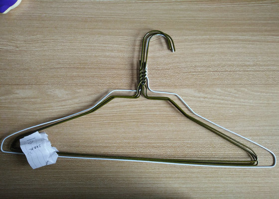 Gold Coated Galvanized Wire Hangers , Metal Wire Hangers For Shirts