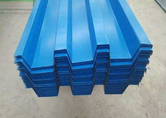 PE Coated Corrugated Steel Sheets Galvanized Steel Roofing For Building