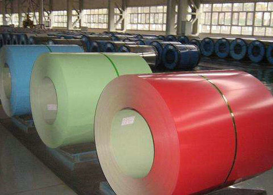 Hot Dipped Galvanized Color Coated Coil / Aluminum Sheet Coil 1.2m Width Size