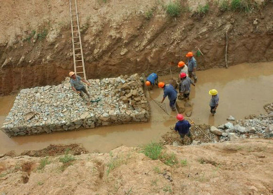 Slope Revetment Structure Retaining Wall Cages Gabion Wire Mesh Stone Cage