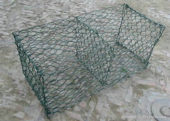 Heavy Zinc Coated Wire Cages For Stones , Stone Cages For Retaining Walls