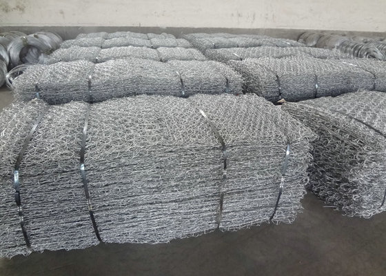 Heavy Zinc Coated Wire Cages For Stones , Stone Cages For Retaining Walls