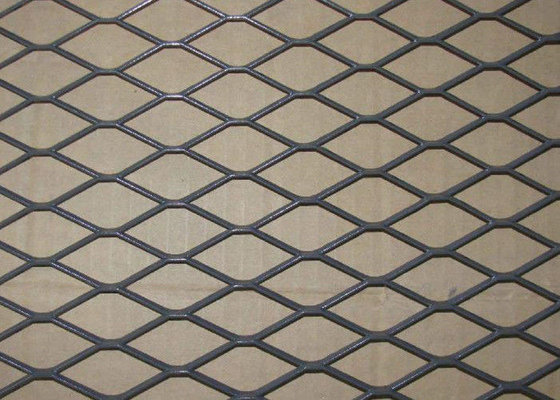 Powder Coated Galvanized Expanded Metal Mesh Rectangle Hole Shape For Fencing