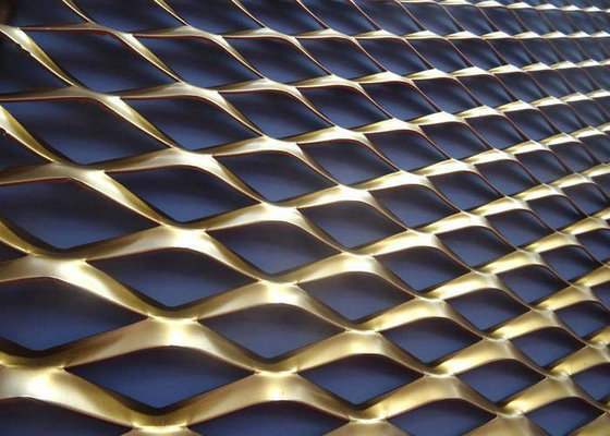 Galvanized Heavy Thickness Expanded Metal Sheet Applied Wall Decoration