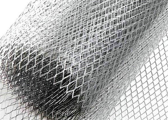 Aluminum Expanded Metal Mesh / Perforated Metal Mesh 1 - 5mm Thickness