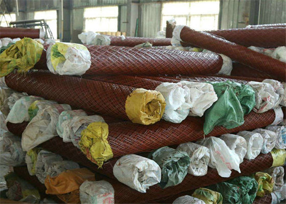 Heavy Duty Decorative Aluminum Expanded Metal Fence / Expanded Mesh Sheet
