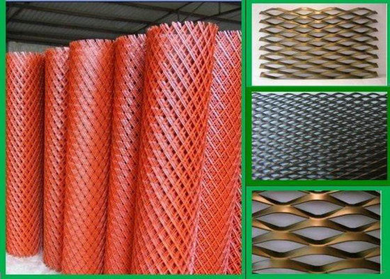 Oxidized Aluminum Expanded Metal Mesh Diamond Hole With Corrosion Resistance