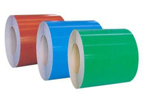Q195 Material Galvanized Steel Coil Multi Color Powder Coated Surface Treatment
