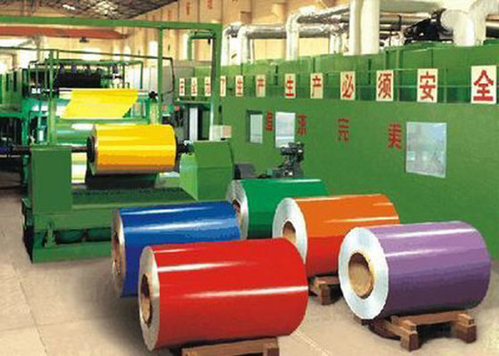 Alloy Color Coated Coil / Painted Aluminium Coil 350 - 550 Mpa Tensile Strength